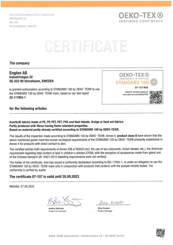 Sustainability - Engtex